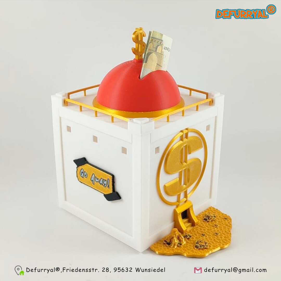 The Iconic US Money Box/piggy Bank Now in Exclusive Design 1 3D Printed ...