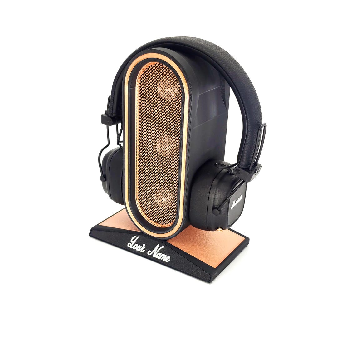Personalized Headset Stand Made of PLA, Headphone Holder With Cable ...