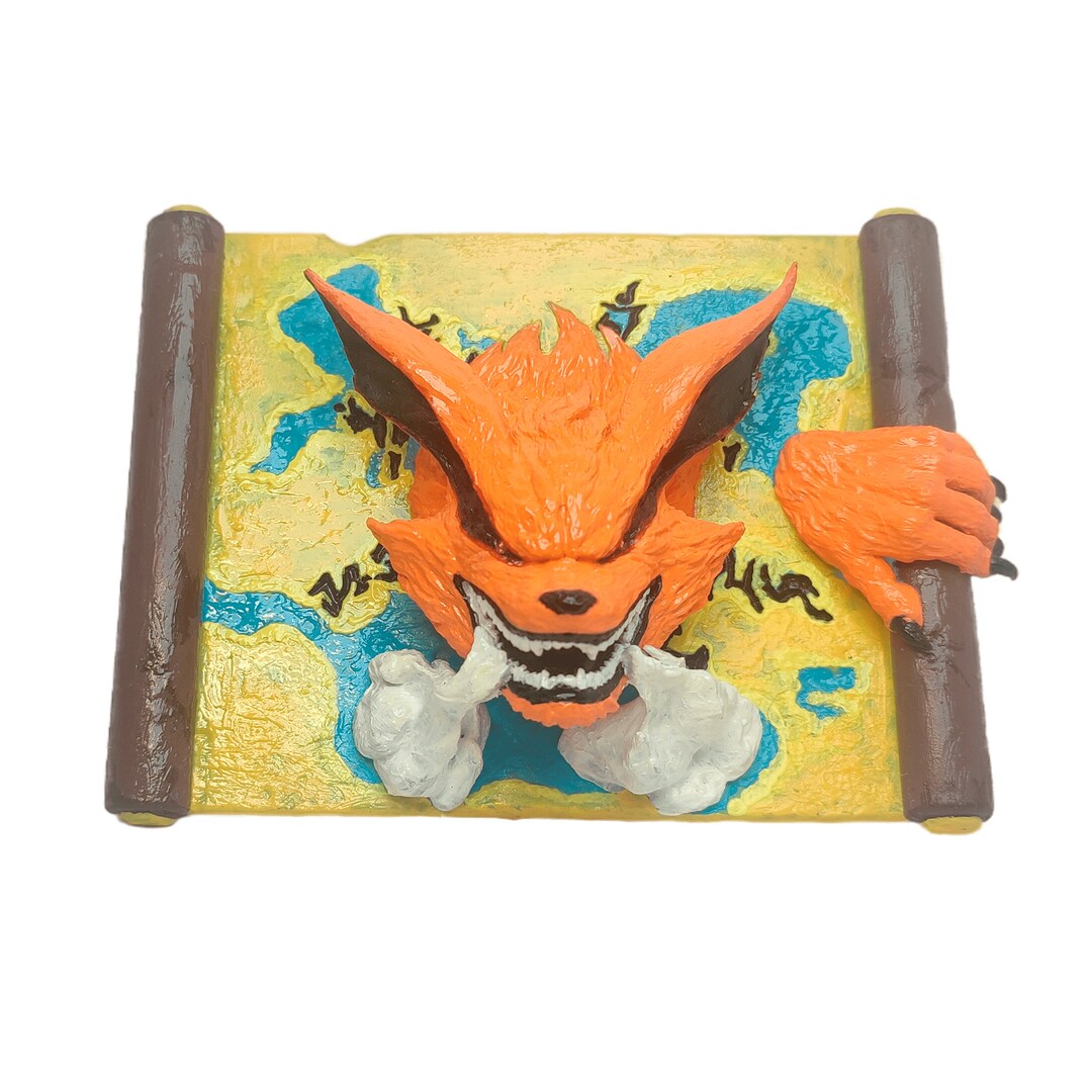 Kyubi Kurama Naruto 3D Highly Detailed Printed Resin and Hand-painted ...