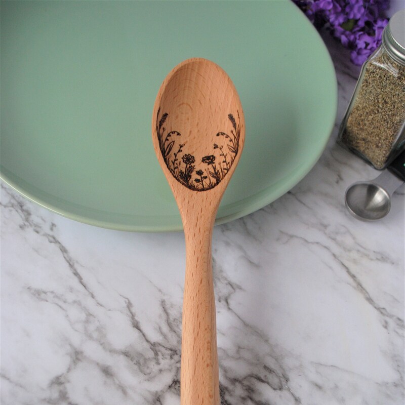 Wood Burned Spoons - Etsy