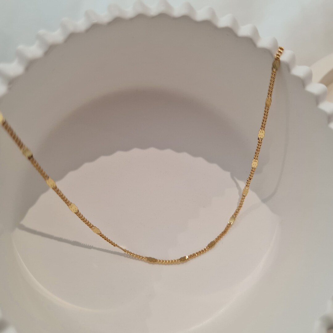 Minimalist Chain, Dainty Chain, Satellite Chain Necklace, Minimalist ...