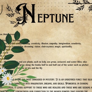The Planet Neptune | Planetary Magical Correspondences | Cosmic Witch ...