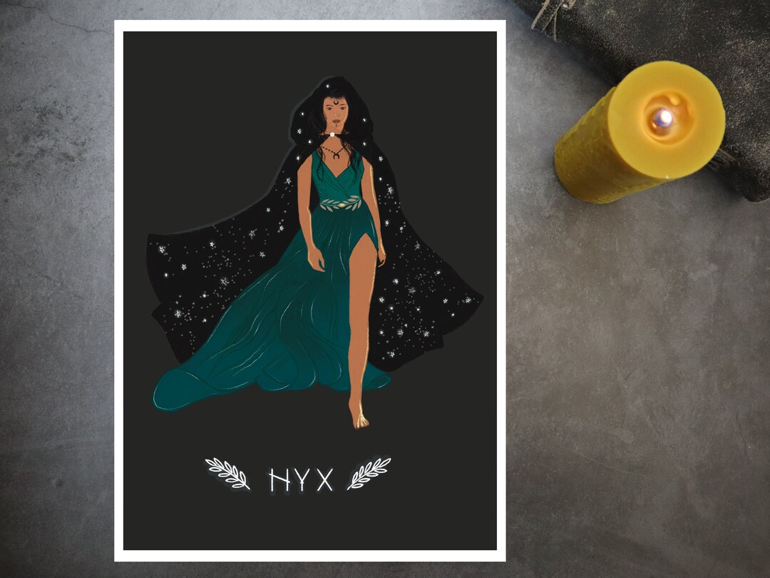 NYX Greek Goddess of the Night | High Quality Art Print | Wall Art ...