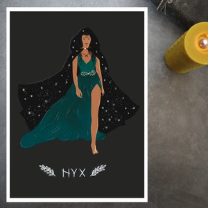 NYX Greek Goddess of the Night | High Quality Art Print | Wall Art ...