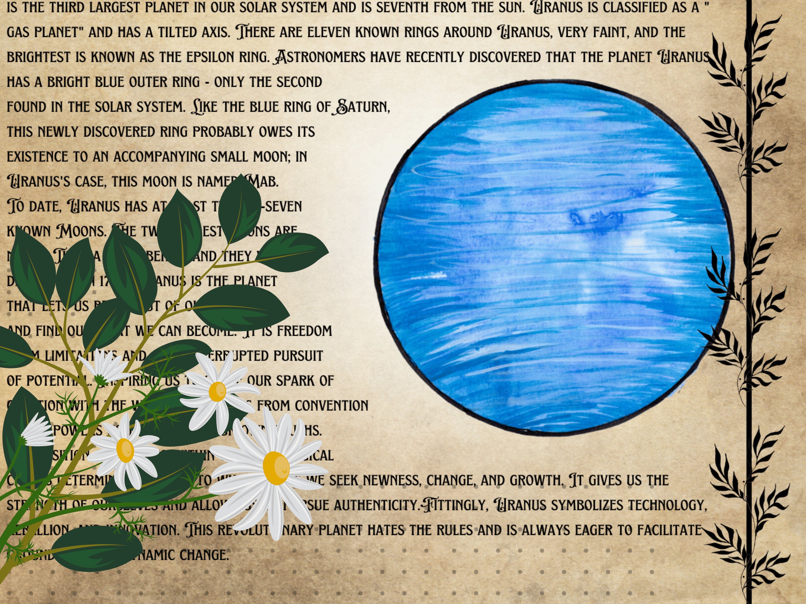 The Planet Uranus | Planetary Magical Correspondences | Cosmic Witch ...