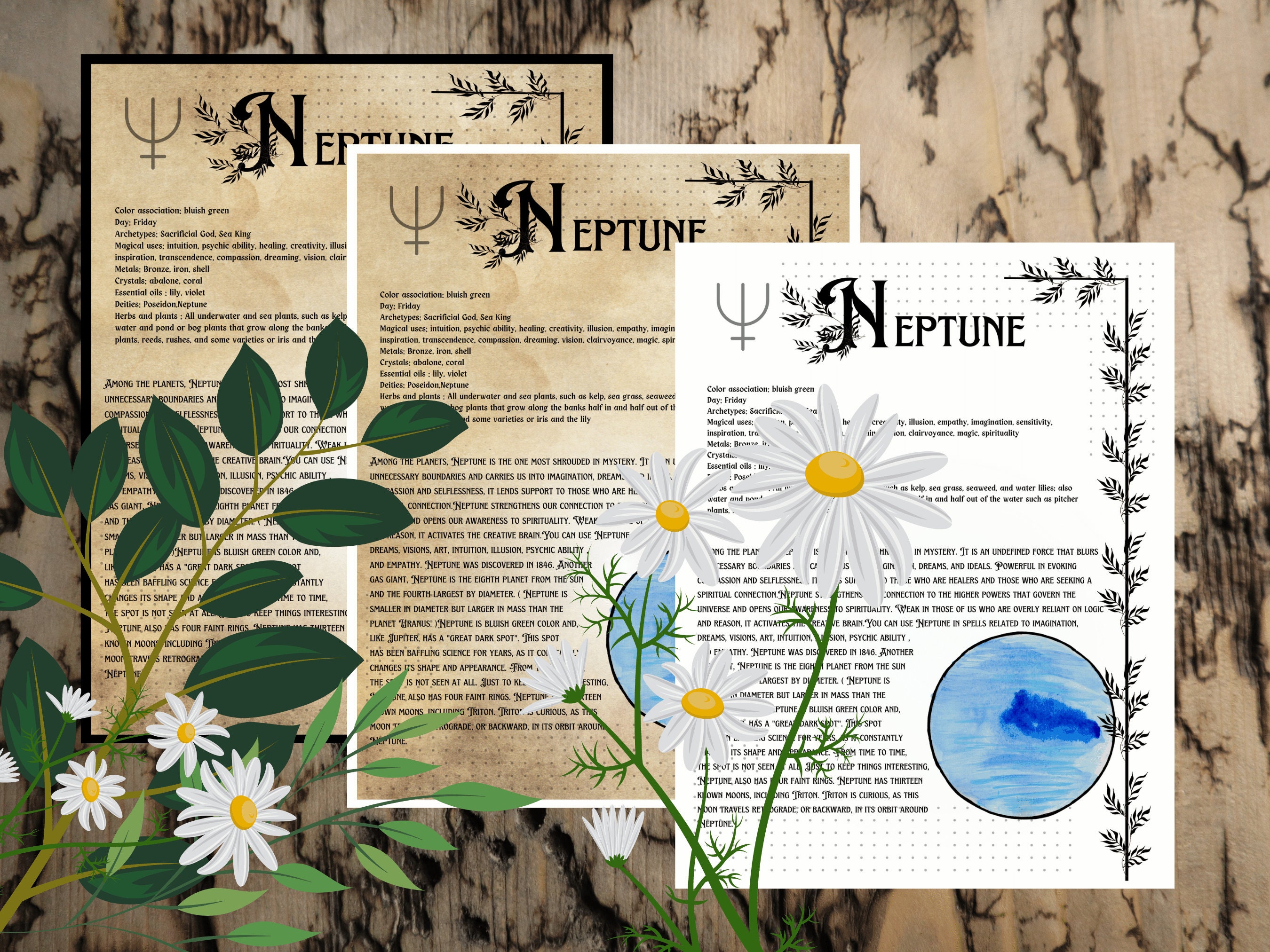 The Planet Neptune | Planetary Magical Correspondences | Cosmic Witch ...
