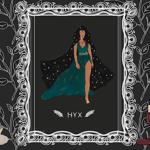 NYX Greek Goddess of the Night | High Quality Art Print | Wall Art ...