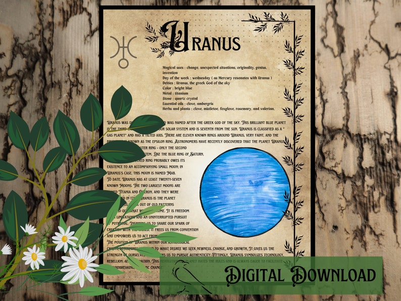 The Planet Uranus | Planetary Magical Correspondences | Cosmic Witch ...
