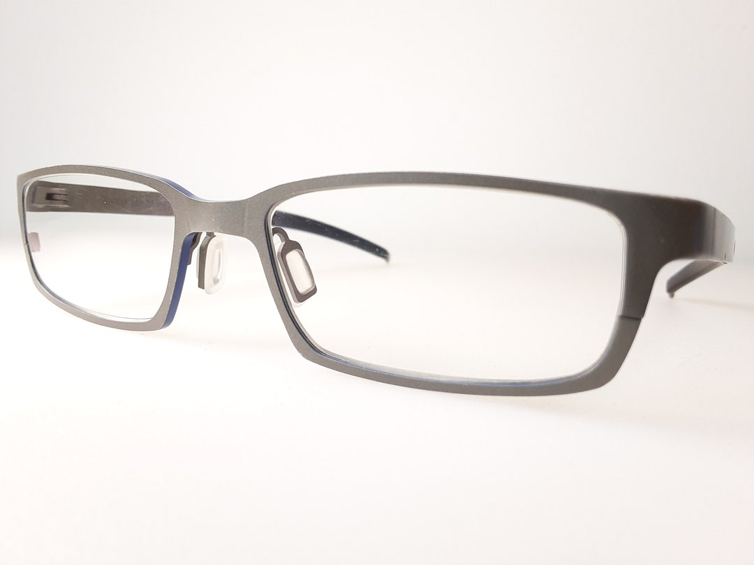 Entourage of 7 Eyeglasses Frame Metal Gray Los Angeles Japan 51-18-140 ...