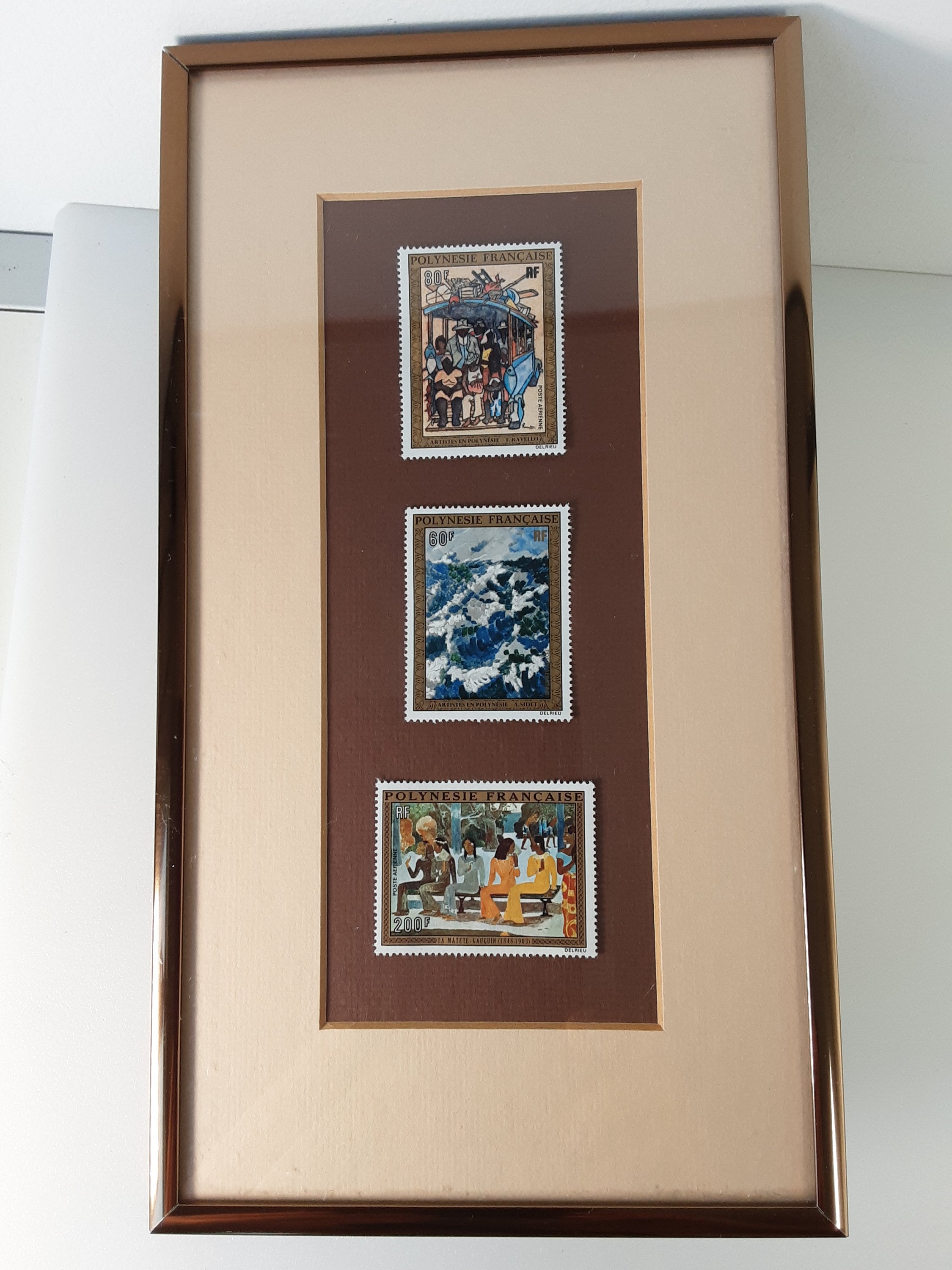 Polynesie Francaise 3 Stamp Collection Frame Display Set - Etsy