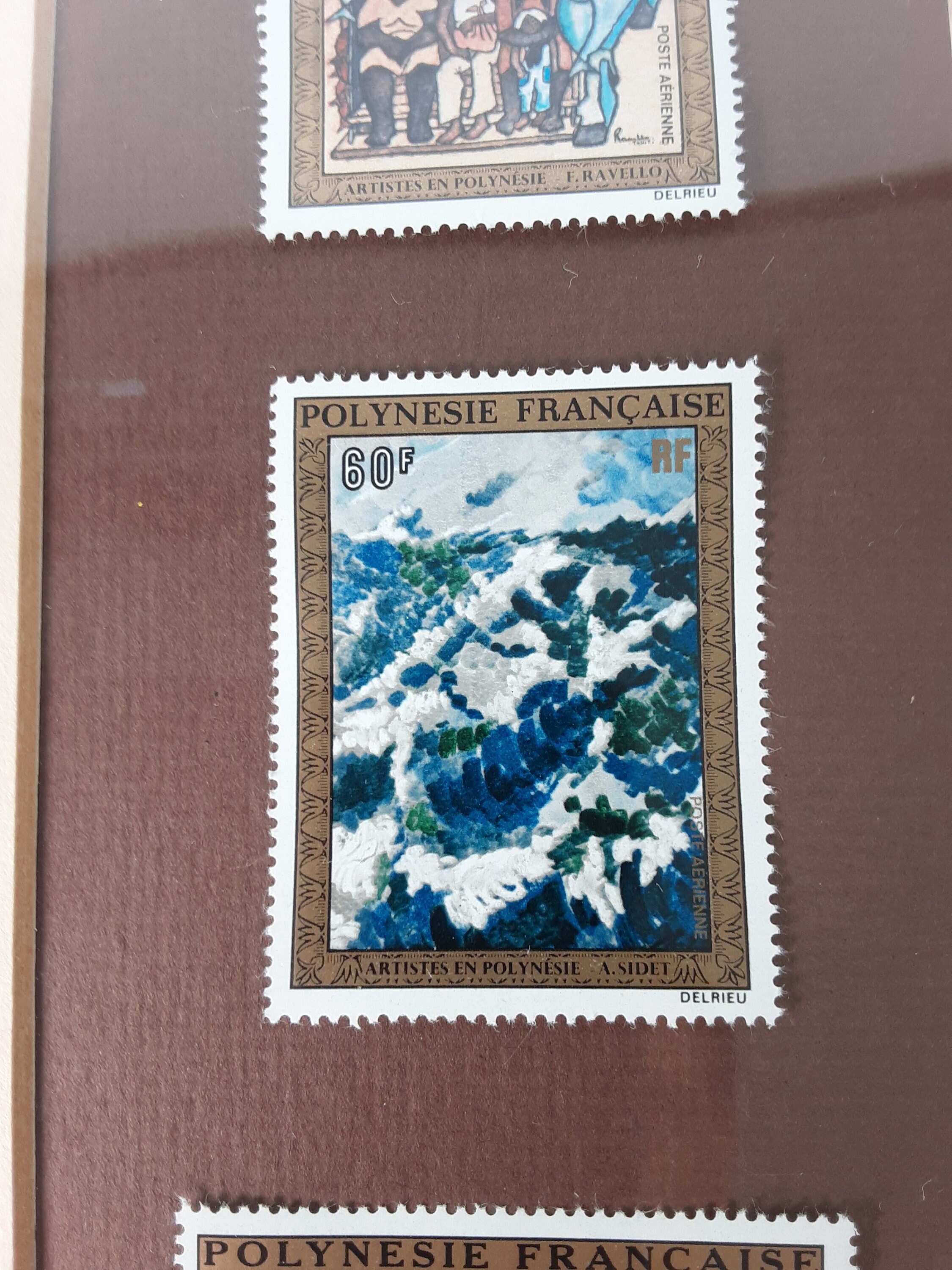 Polynesie Francaise 3 Stamp Collection Frame Display Set - Etsy