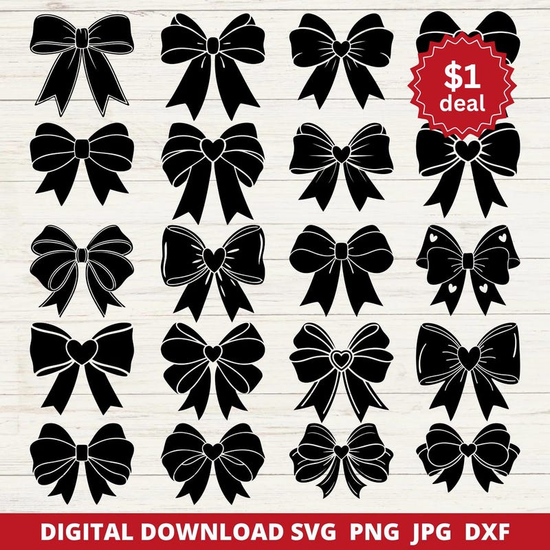 Bow Svg Cricut - Etsy