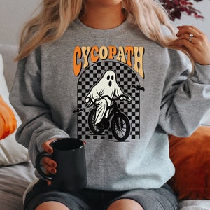 Cycopath Halloween Ghost Riding Bike Svg Cycopath Shirt - Etsy