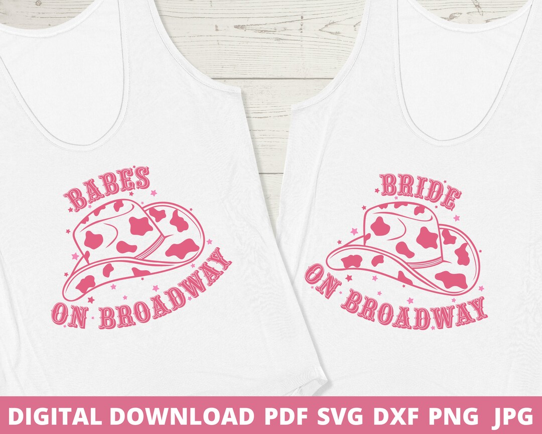Nashville Bachelorette Svg, Nash Bash Svg, Bride on Broadway Svg, Bach ...