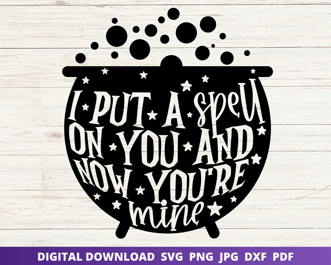 I Put a Spell on You Svg Hocus Pocus Svg Spooky Season Svg - Etsy Australia
