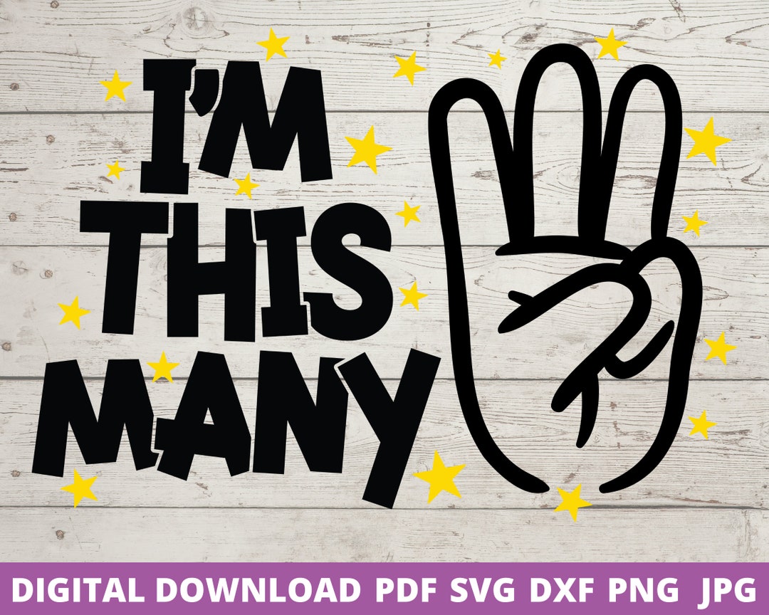 3rd Birthday Svg, I Am Three Svg, Third Birthday Svg, Happy Birthday ...