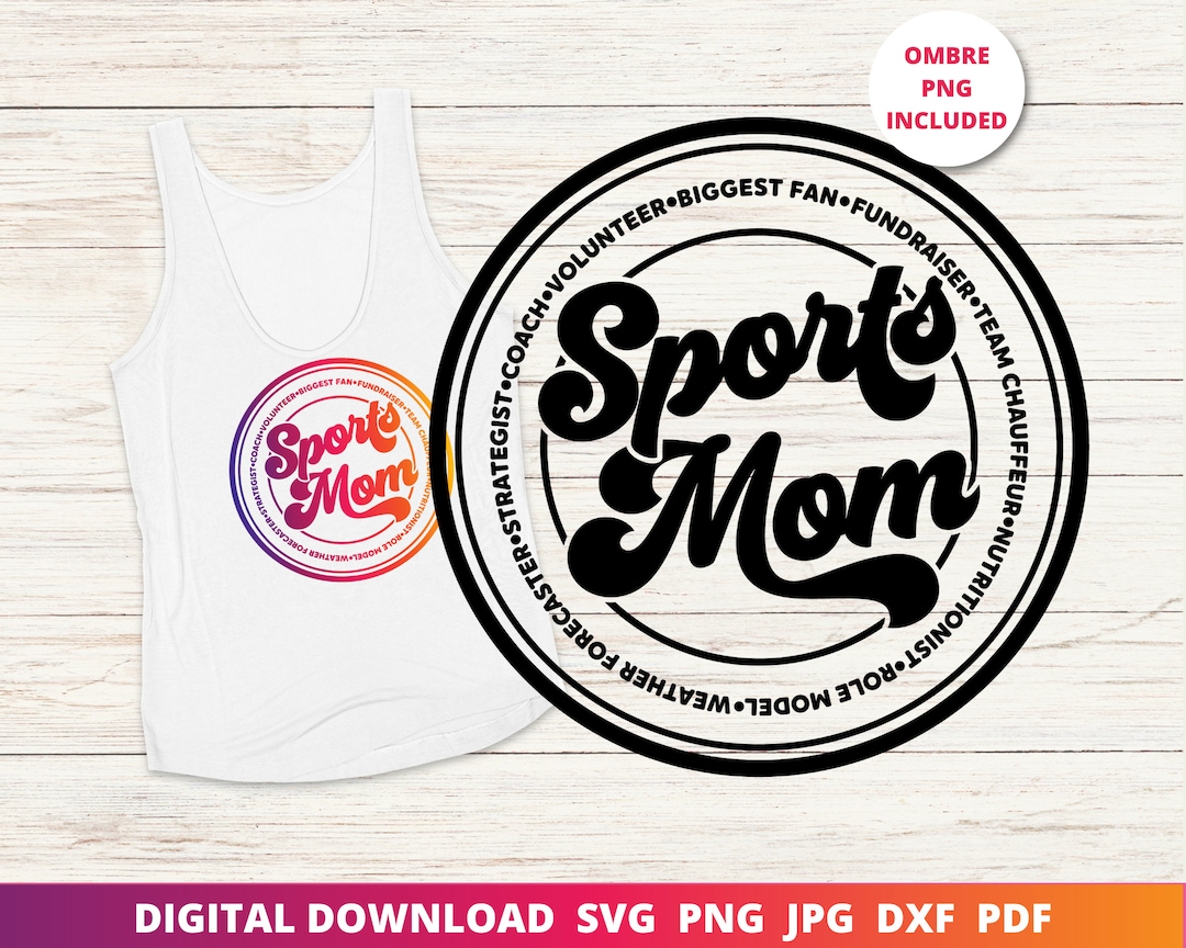 Sports Mom Svg, Sports Mama Svg, Baseball Mom Svg, Football Mom Svg ...