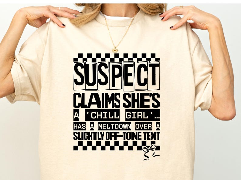 Suspect Claims Sarcastic Quotes SVG Bundle, Preppy Coquette Designs ...