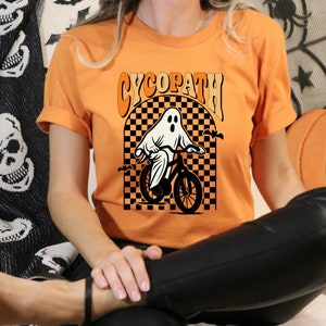 Cycopath Halloween Ghost Riding Bike Svg Cycopath Shirt - Etsy