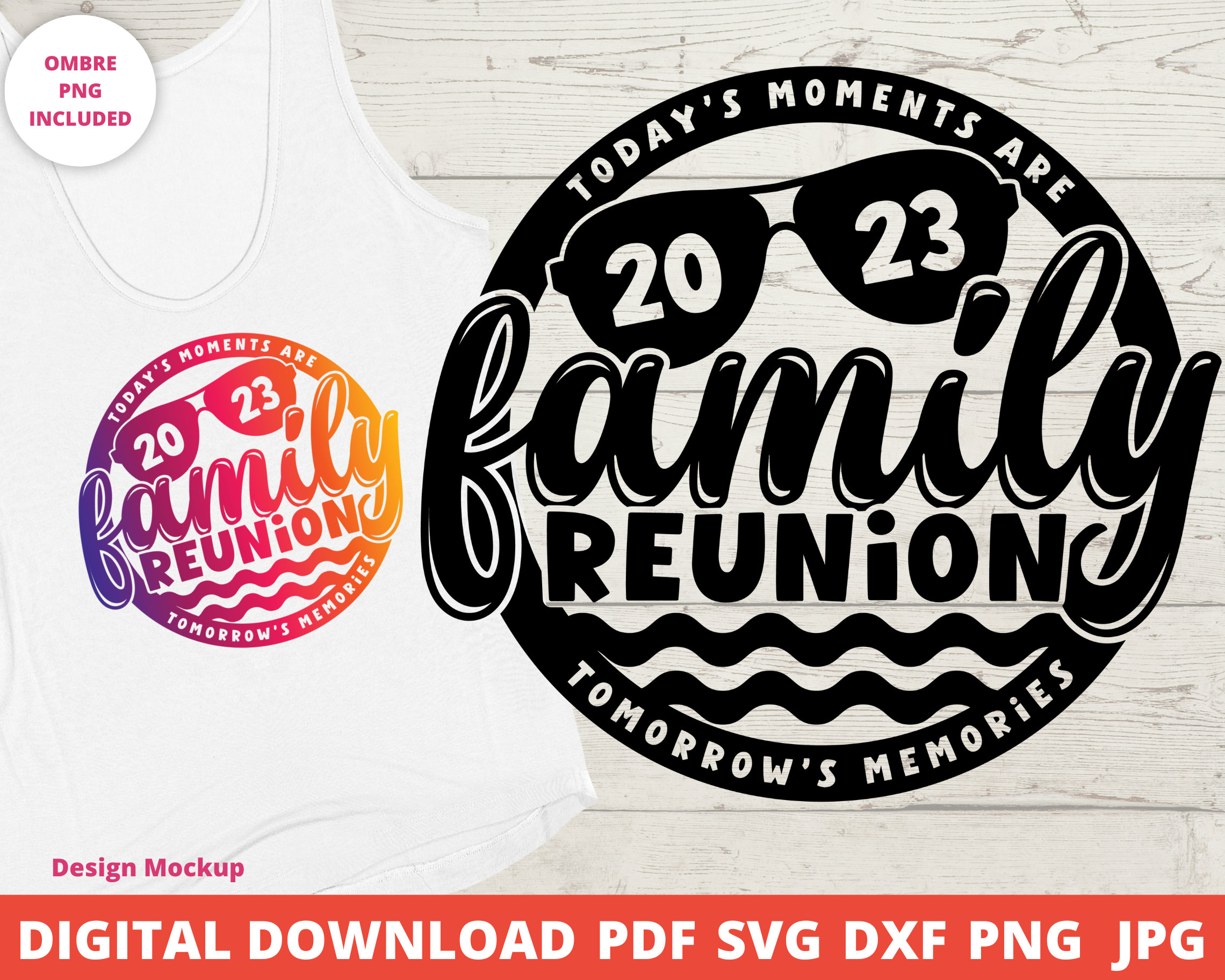 Family Reunion Logos T Shirt Designs