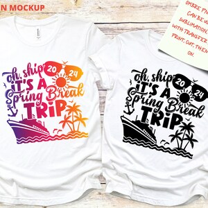 2024 Spring Break Cruise Svg, Family Cruise Shirts 2024 Svg, Matching ...