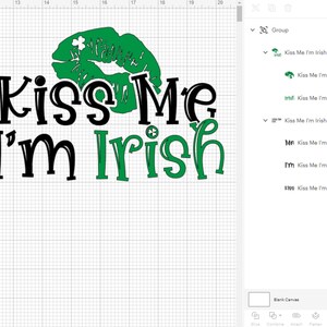 Kiss Me I'm Irish Svg, St Patricks Day Svg, Lucky Irish Svg, Funny ...