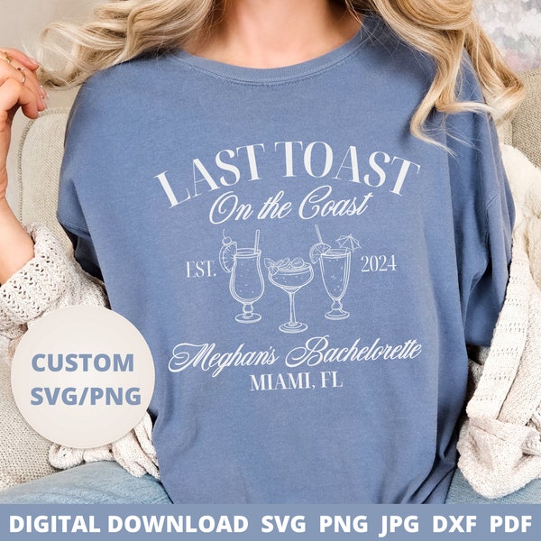 Toast on the Coast Svg - Etsy