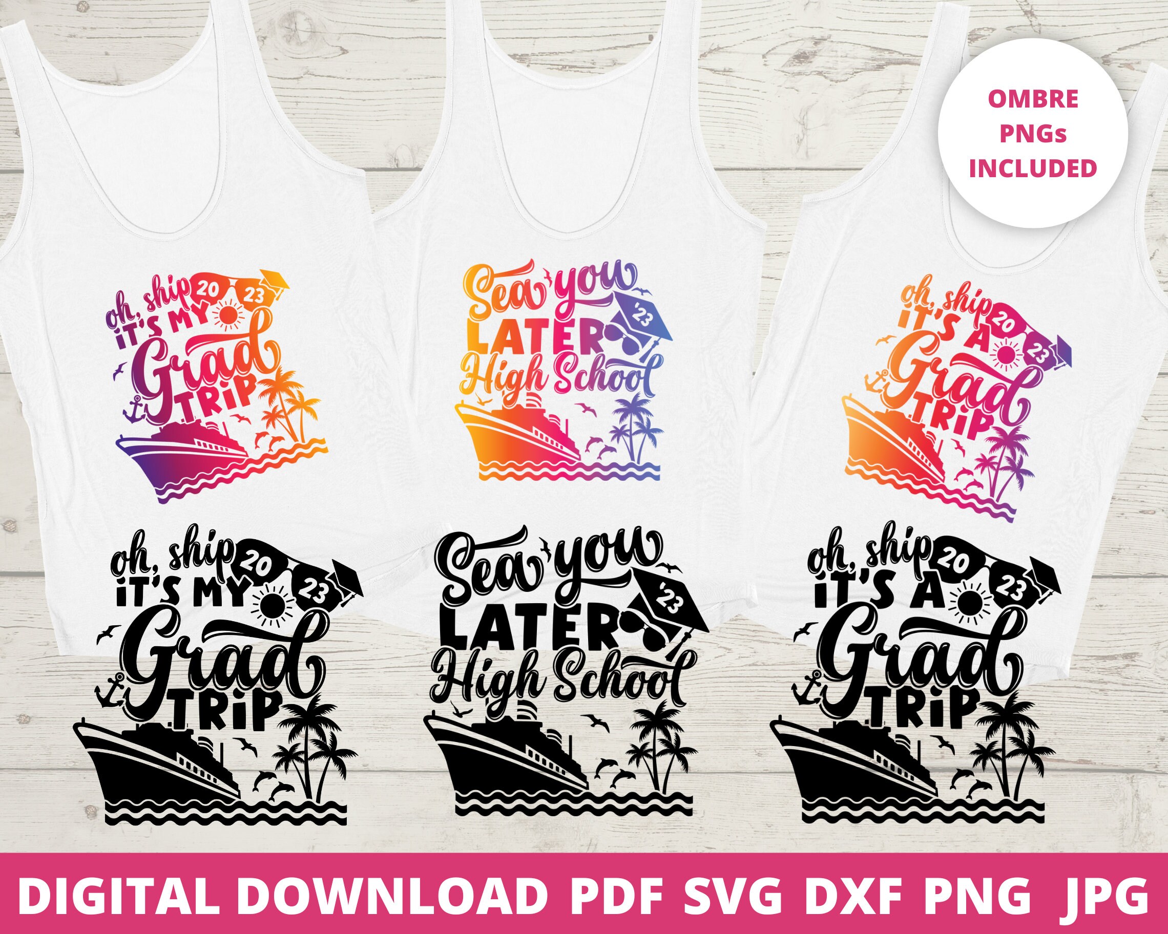 Graduation Cruise 2023 Graduation Svg Bundle Class of 2023 - Etsy UK