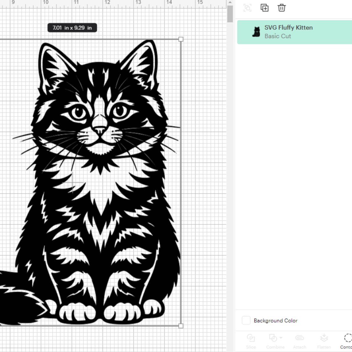 Cute Kitten Svg Silhouette, Cat Laser Cut Dxf File, Vinyl Cutting ...