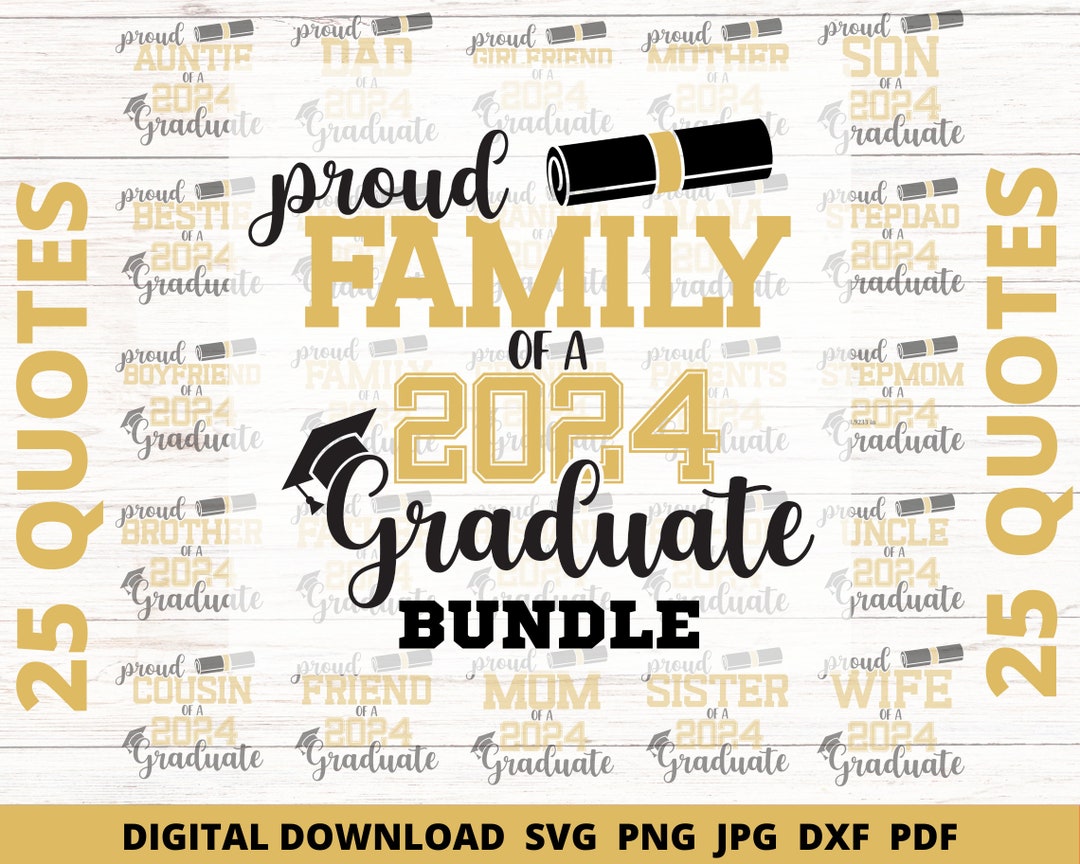 Class Of 2024 Svg, Graduation Svg Bundle, Graduate Svg, 2024 Grad Svg ...