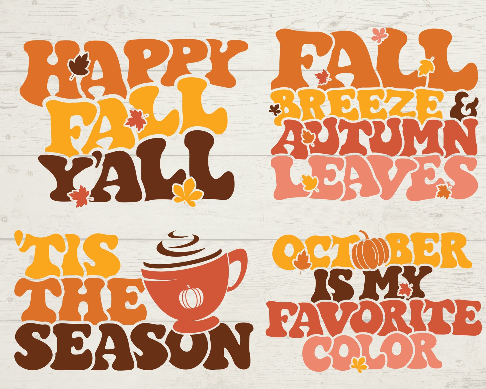 Fall Svg Bundle Retro Fall Svg Happy Fall Svg Hello Fall - Etsy