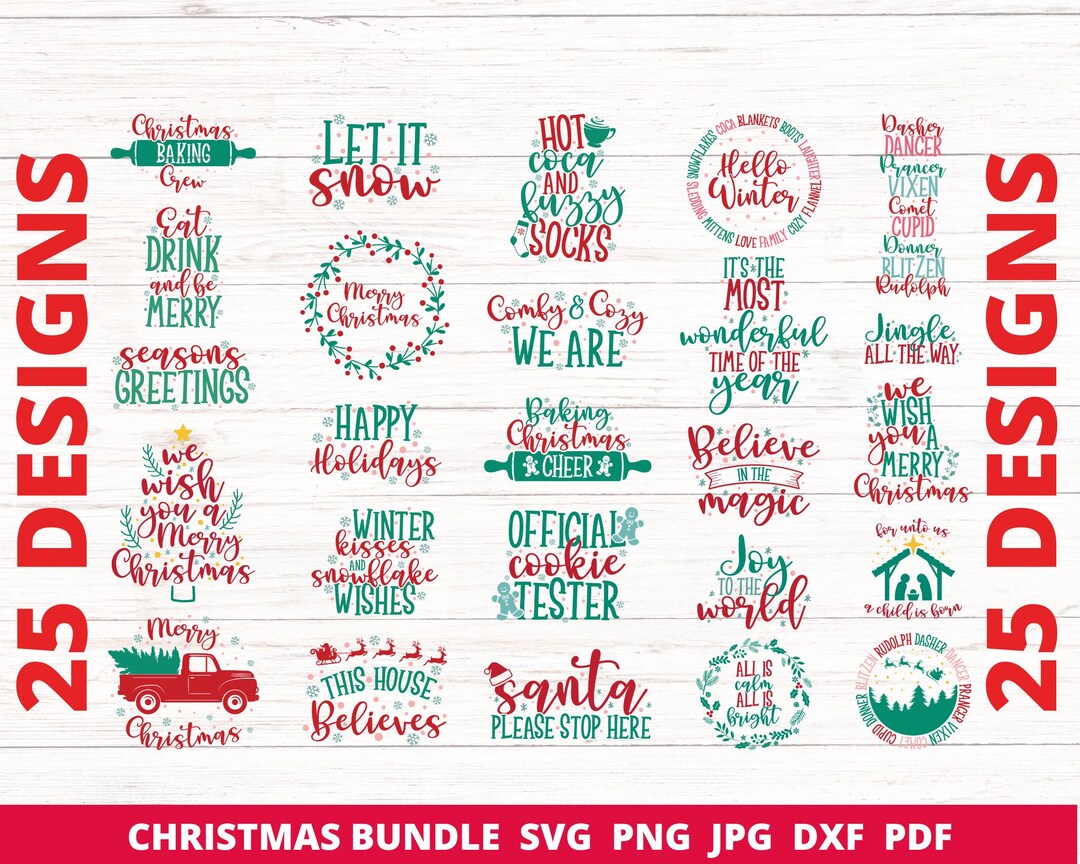 Christmas Svg Bundle, Christmas Shirt Svg, Family Christmas Svg ...