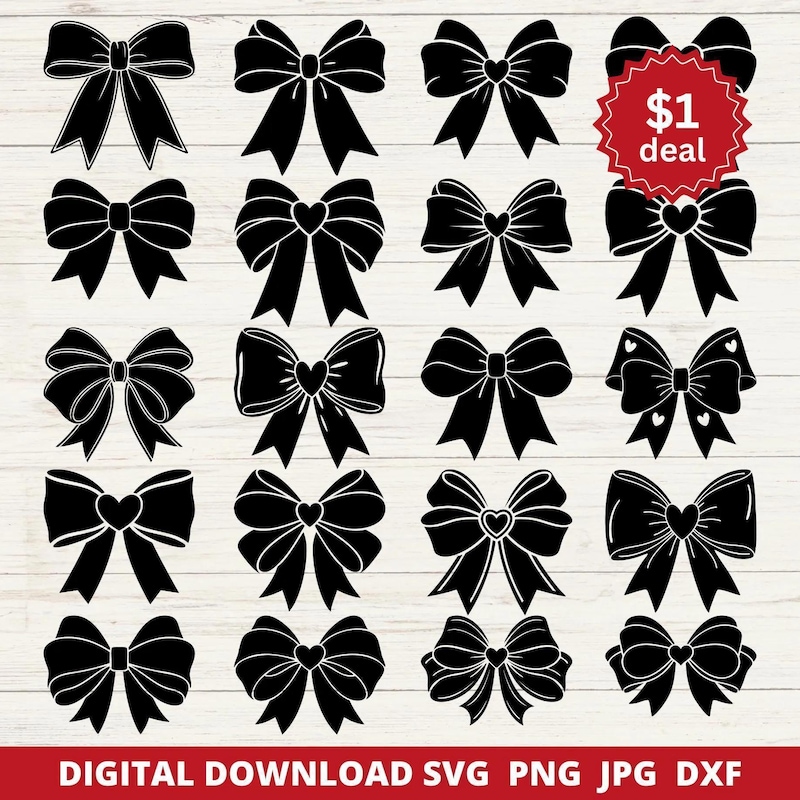 Large Bow Pink Bow Svg - Etsy