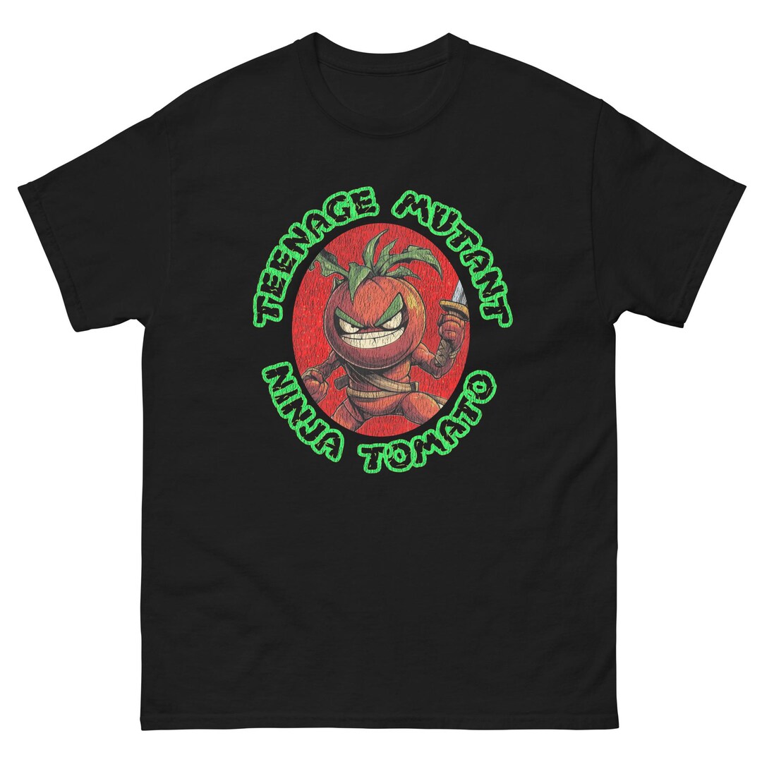 Teenage Mutant Ninja Tomato - T-shirt - Etsy