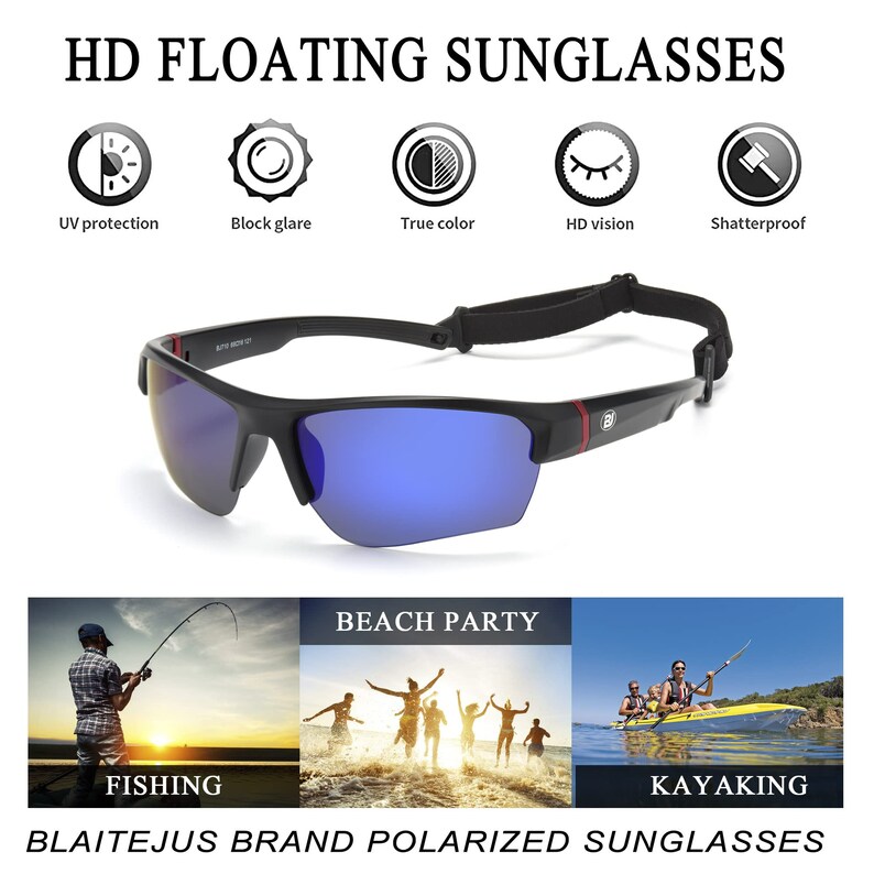 Floating Polarized Sunglasses for Men Women Fishing Boating Sailing ...