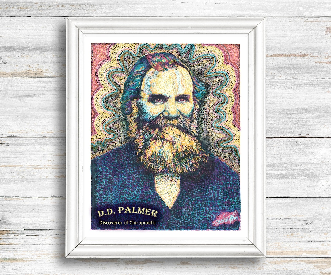 Chiropractic Waiting Room Decor. DD Palmer. Art Print Wall Art for ...