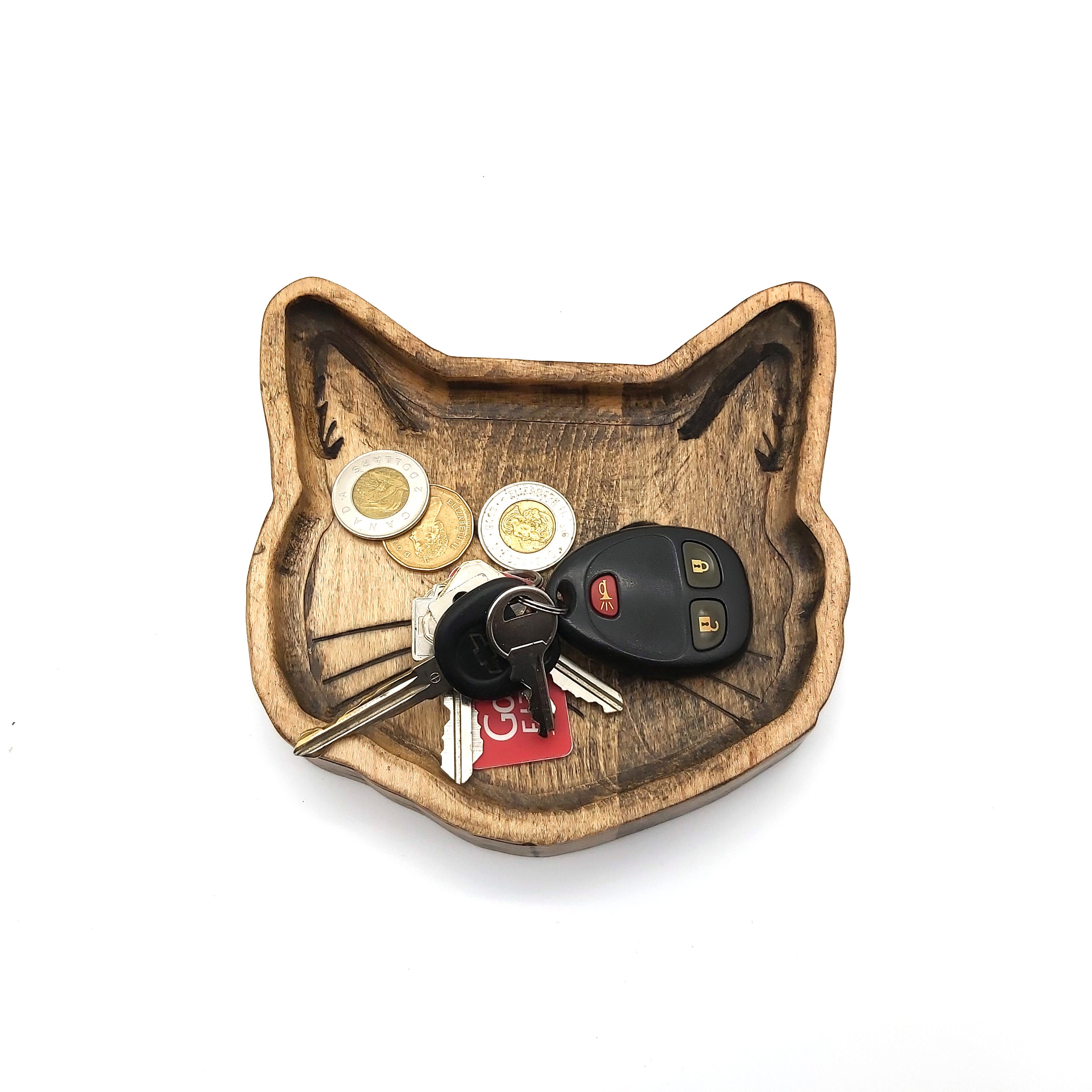 Smiling Cat Catch-all Tray SVG, Cat Clipart, Carbide Create CNC, Cat ...