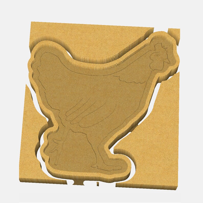 Walking Chicken Catch-all Tray Digital Files, Chicken Svg, Chicken ...