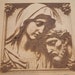 Jesus and Mary Laser Cut File, Laser PNG Engraving, Mother Mary Digital ...