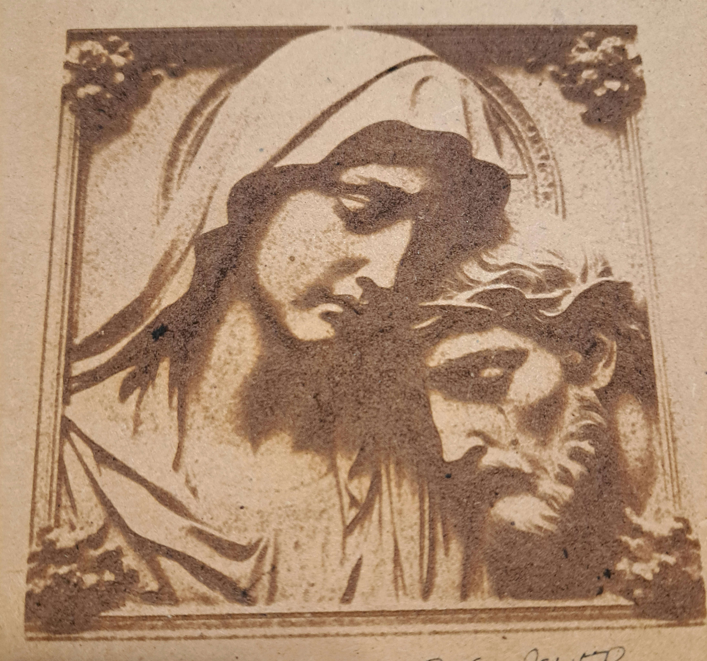 Jesus and Mary Laser Cut File, Laser PNG Engraving, Mother Mary Digital ...