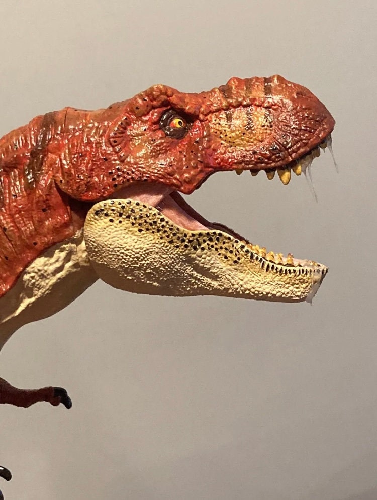 Custom Jurassic World Real Feel Red Rex - Etsy