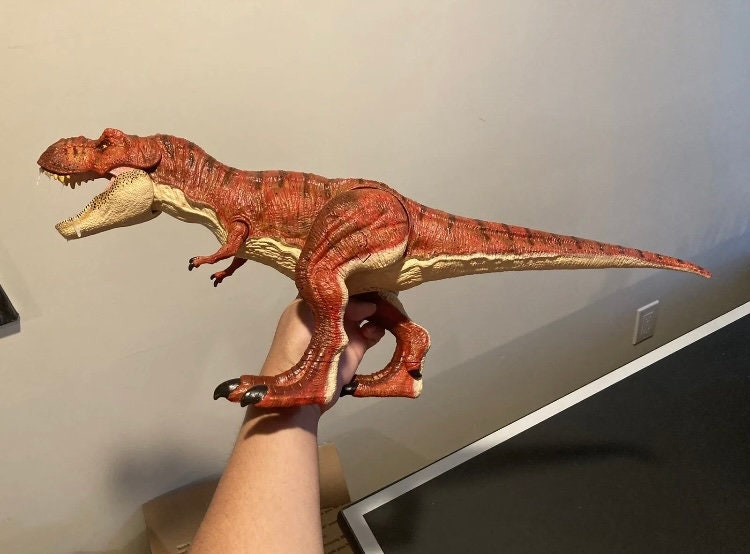 Custom Jurassic World Real Feel Red Rex - Etsy