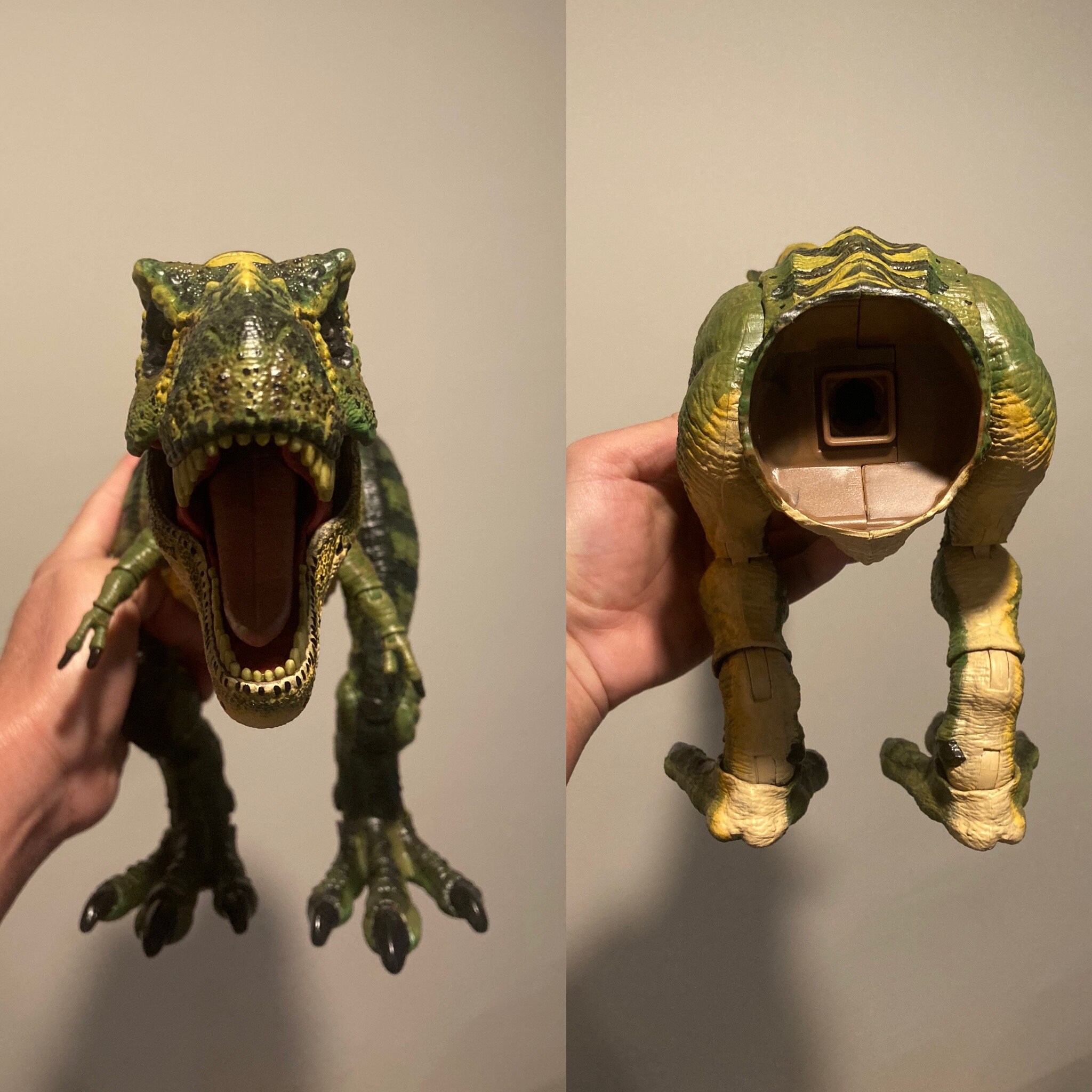 Custom Jurassic Park Hammond Collection Spinosaurus & Bull T. Rex ...