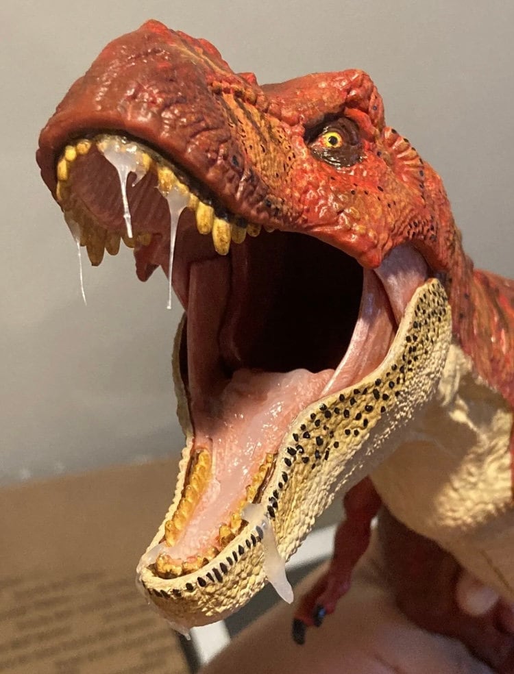 Custom Jurassic World Real Feel Red Rex - Etsy