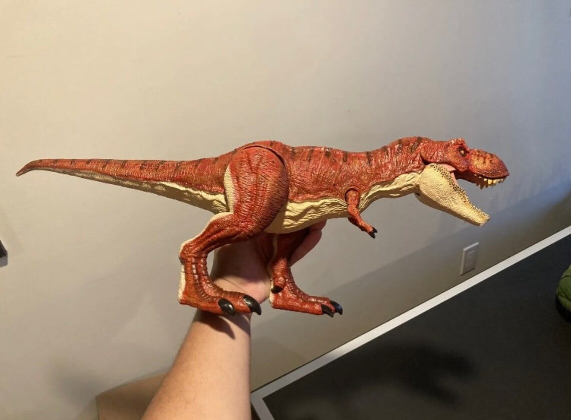 Custom Jurassic World Real Feel Red Rex - Etsy