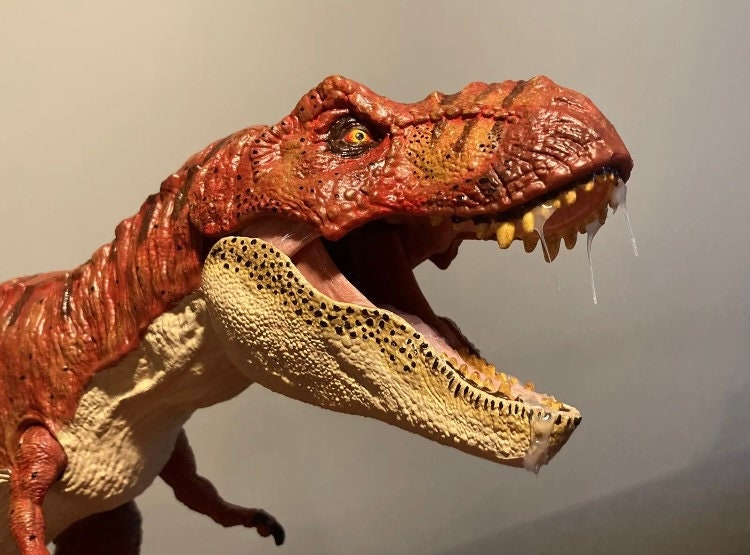 Custom Jurassic World Real Feel Red Rex - Etsy