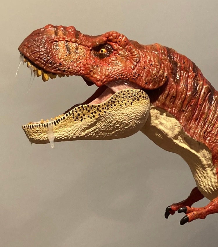 Custom Jurassic World Real Feel Red Rex - Etsy