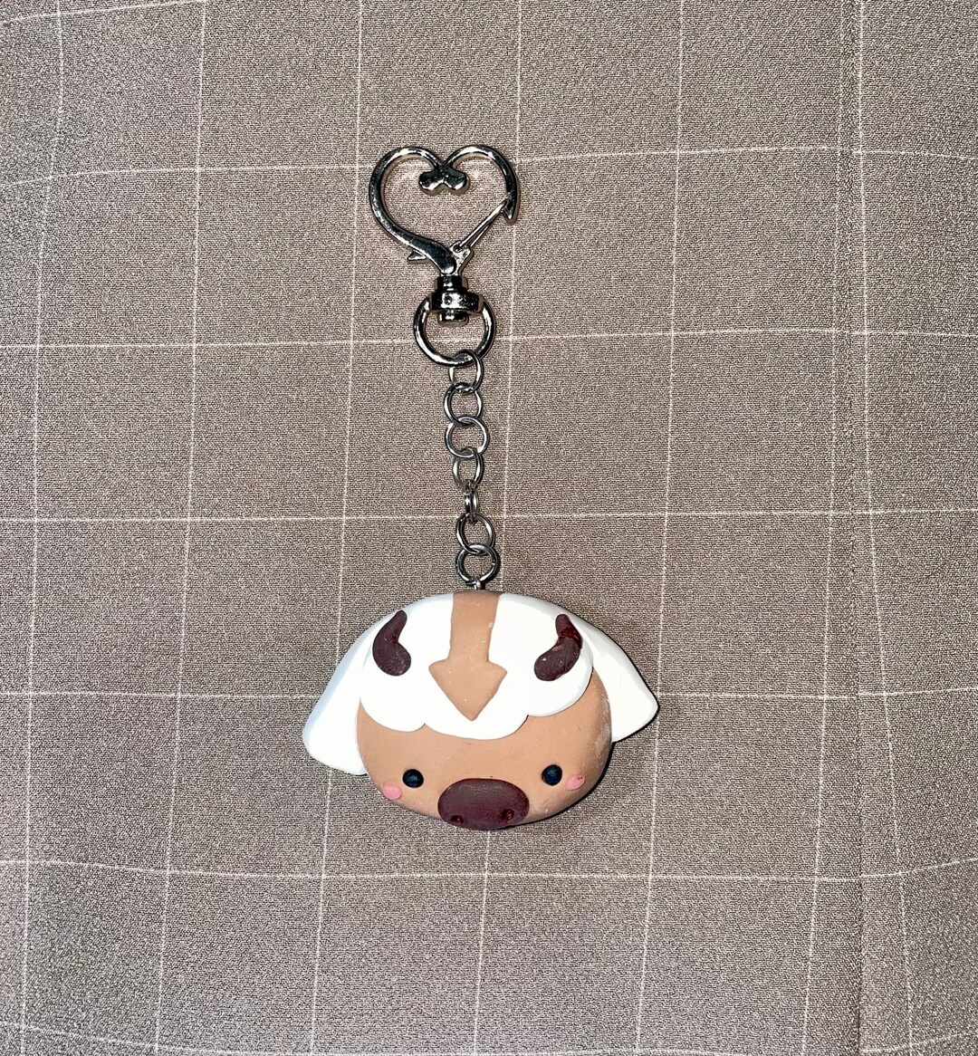Polymer Clay Appa From Avatar: the Last Airbender Keychain - Etsy
