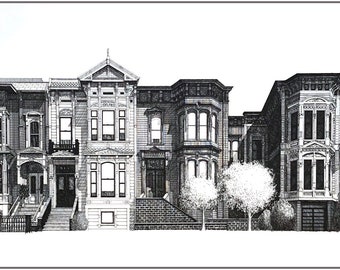 Vintage Pen & Ink Drawings & Illustrations - Etsy