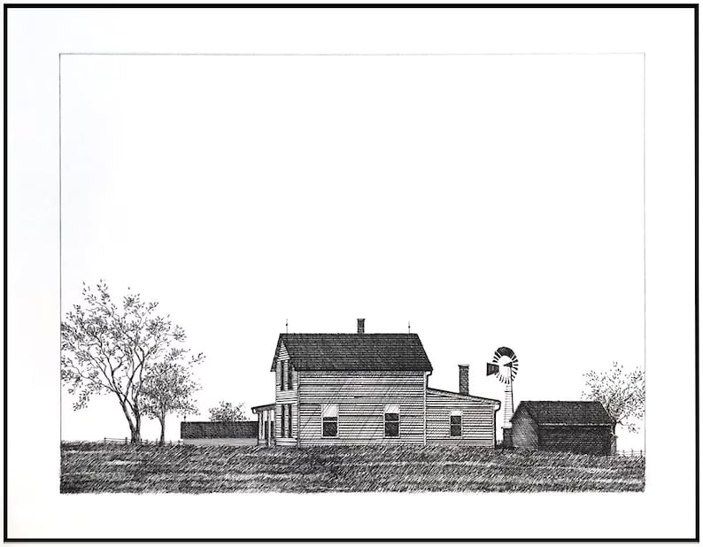 Carson Mansion and Other Architectural Pen & Ink Drawing | Gift Ideas ...